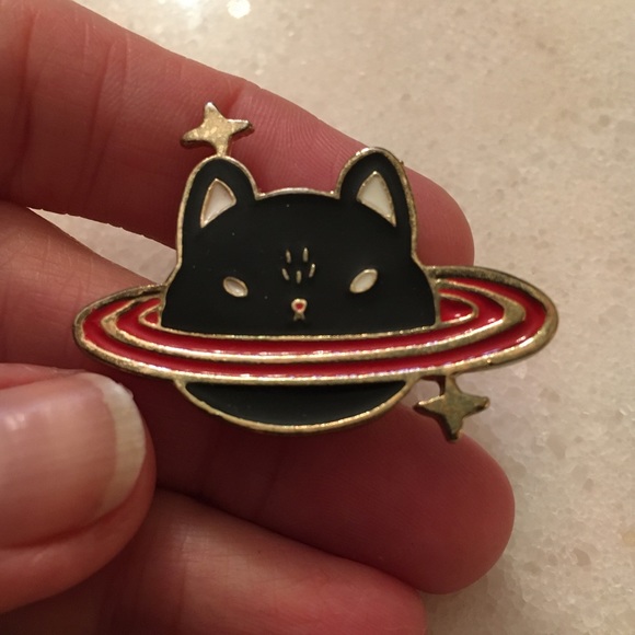 Accessories | Space Cat Enamel Pin | Poshmark